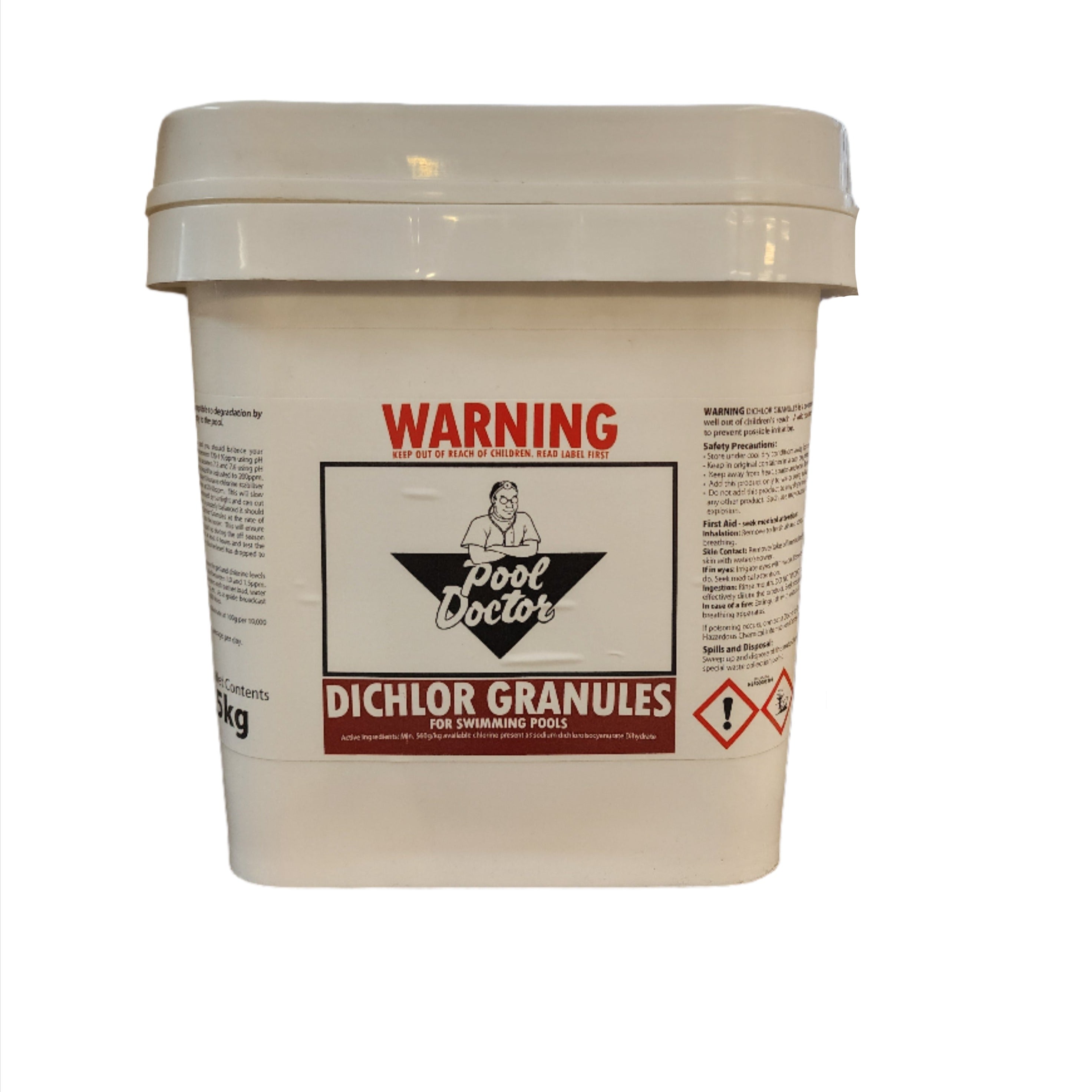 DICHLOR GRANULES 5 KG – Pool Doctor